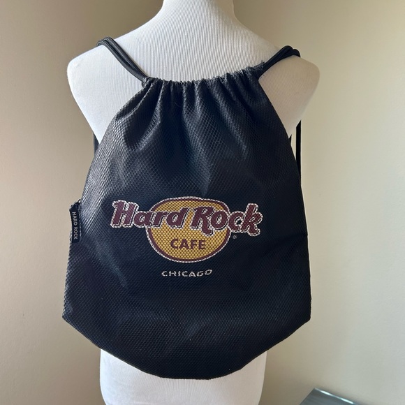 Hard Rock Cafe | Bags | Hard Rock Chicago Nylon Backpack | Poshmark